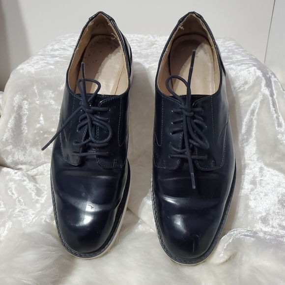 Zara | Shoes | Zara Basic Dark Blue Shoes | Poshmark